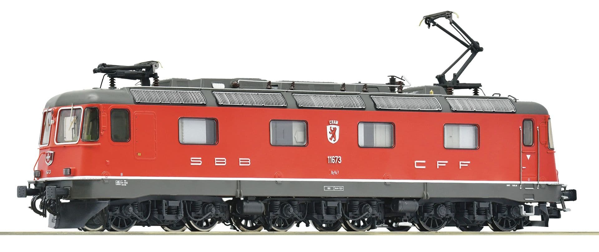 Roco RC7510105 1 87 HO Gauge SBB Re 6/6 11673 Electric Locomotive V DCC ...