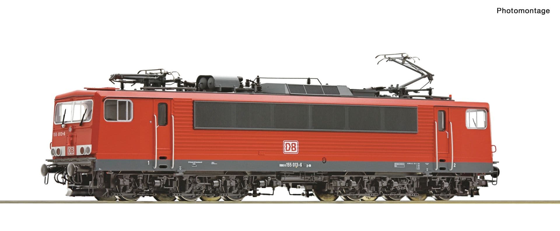 Roco RC7510109 1 87 HO Gauge DBAG BR155 013-6 Electric Locomotive VI ...