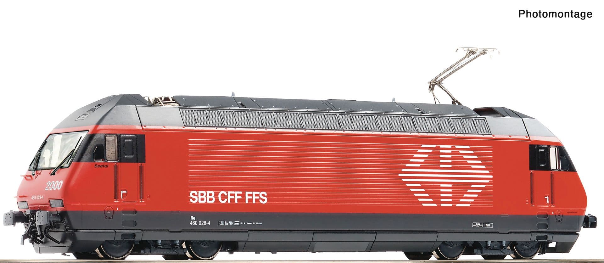 Roco RC7510131 1 87 HO Gauge SBB Re 460 028-4 Electric Locomotive V DCC ...