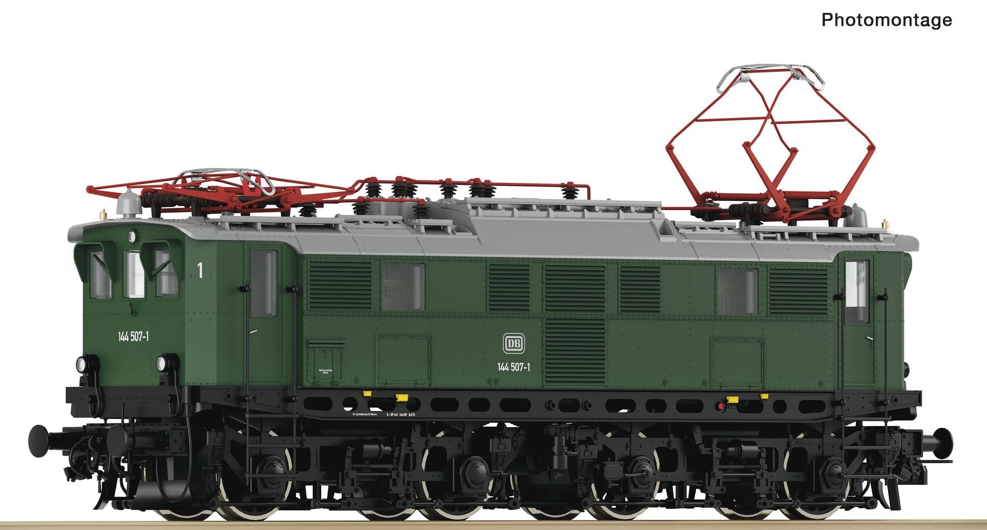 Roco RC7510147 1 87 HO Gauge DB BR144 507-1 Electric Locomotive IV DCC ...
