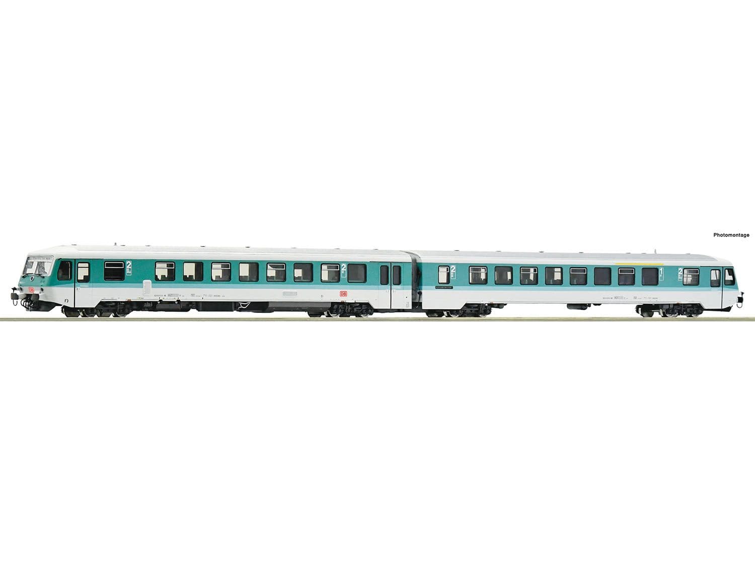 Roco RC7710031 1 87 HO Gauge DBAG BR628 422-8 2 Car DMU V DCC-Sound