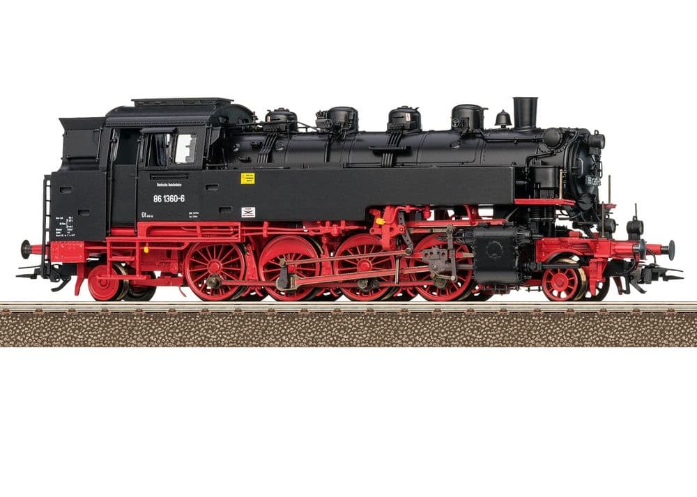 Trix 25087 HO Gauge DR BR 086 Steam Locomotive DCC Sound
