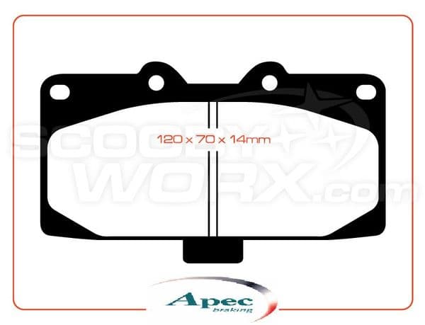 Subaru APEC brake pads