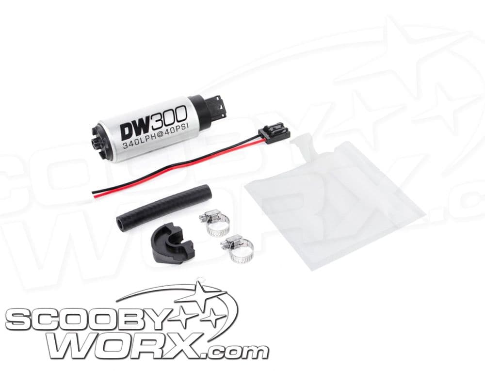 DeatschWerks DW300 series 340lph in-tank fuel pump with install kit ...