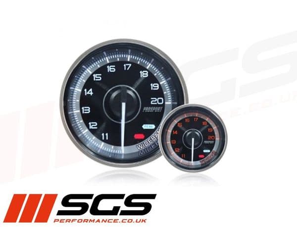 Prosport 52mm Crystal Peak/Warning Wideband AFR Kit