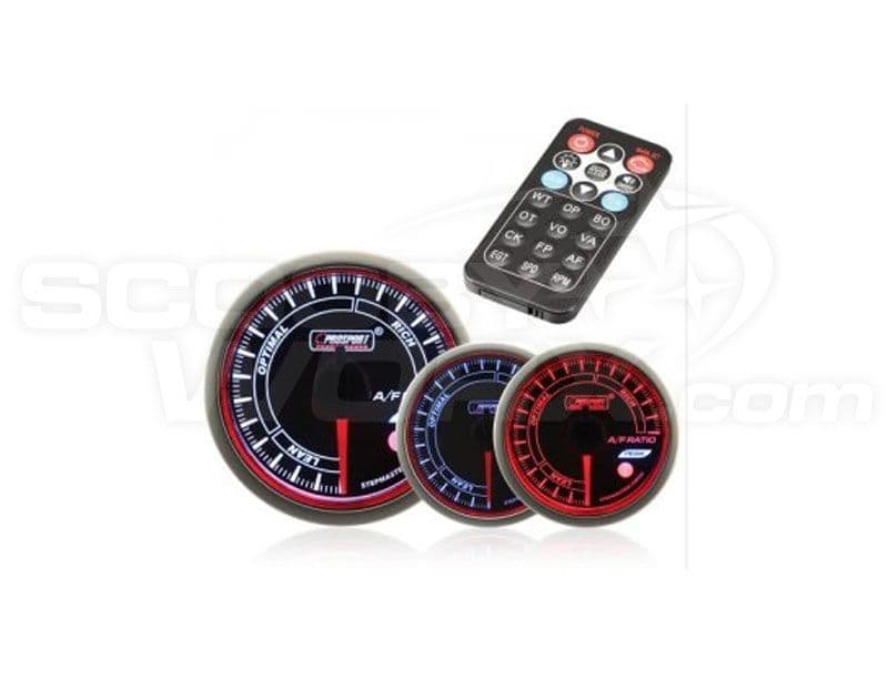 Prosport 52mm "Remote Series" WRC Air/Fuel Ratio Gauge