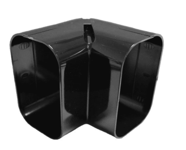 ASHP Trunking Int Corner 140mm Black