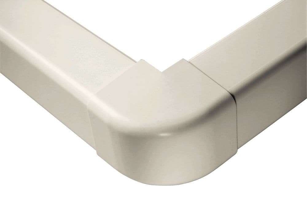 ASHP Trunking Outside Corner 140mm Ivory