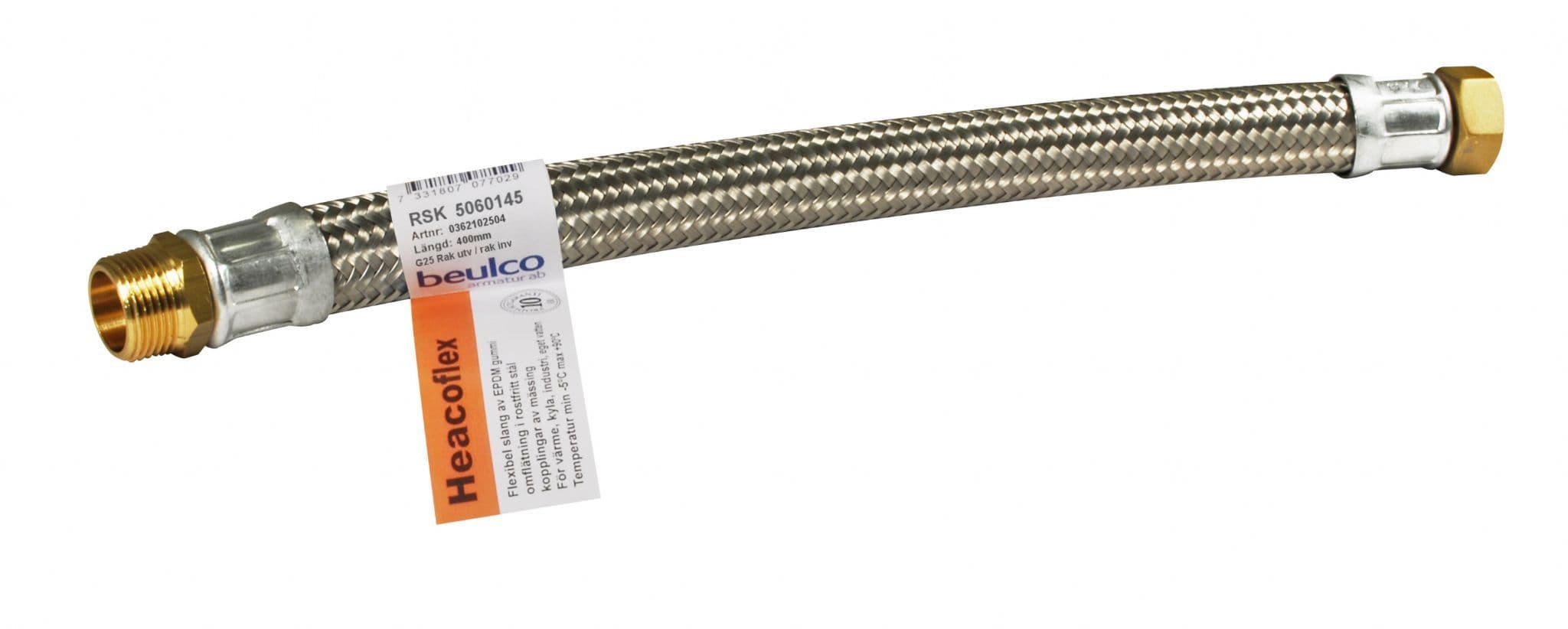 Impel Flexi heat pump hose F x M - Straight