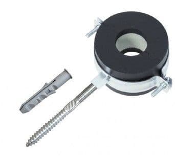 Insulated Pipe Clip/Collar 28mm x 19mm pack of 2