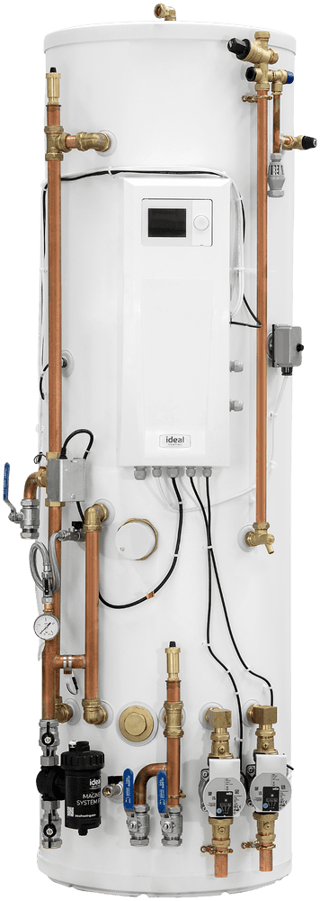 Pre-Plumbed Cylinder with Integrated Buffer & Control Box