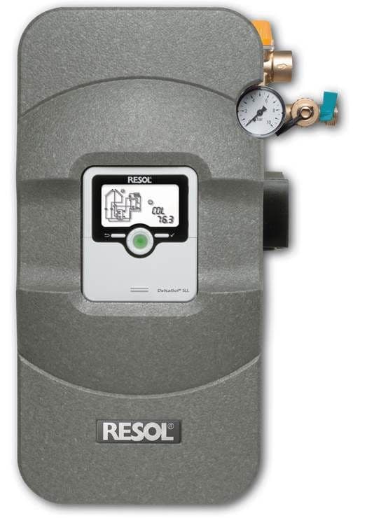 Resol Flowsol B HE twin line Pumpstation & DeltaSol SLL