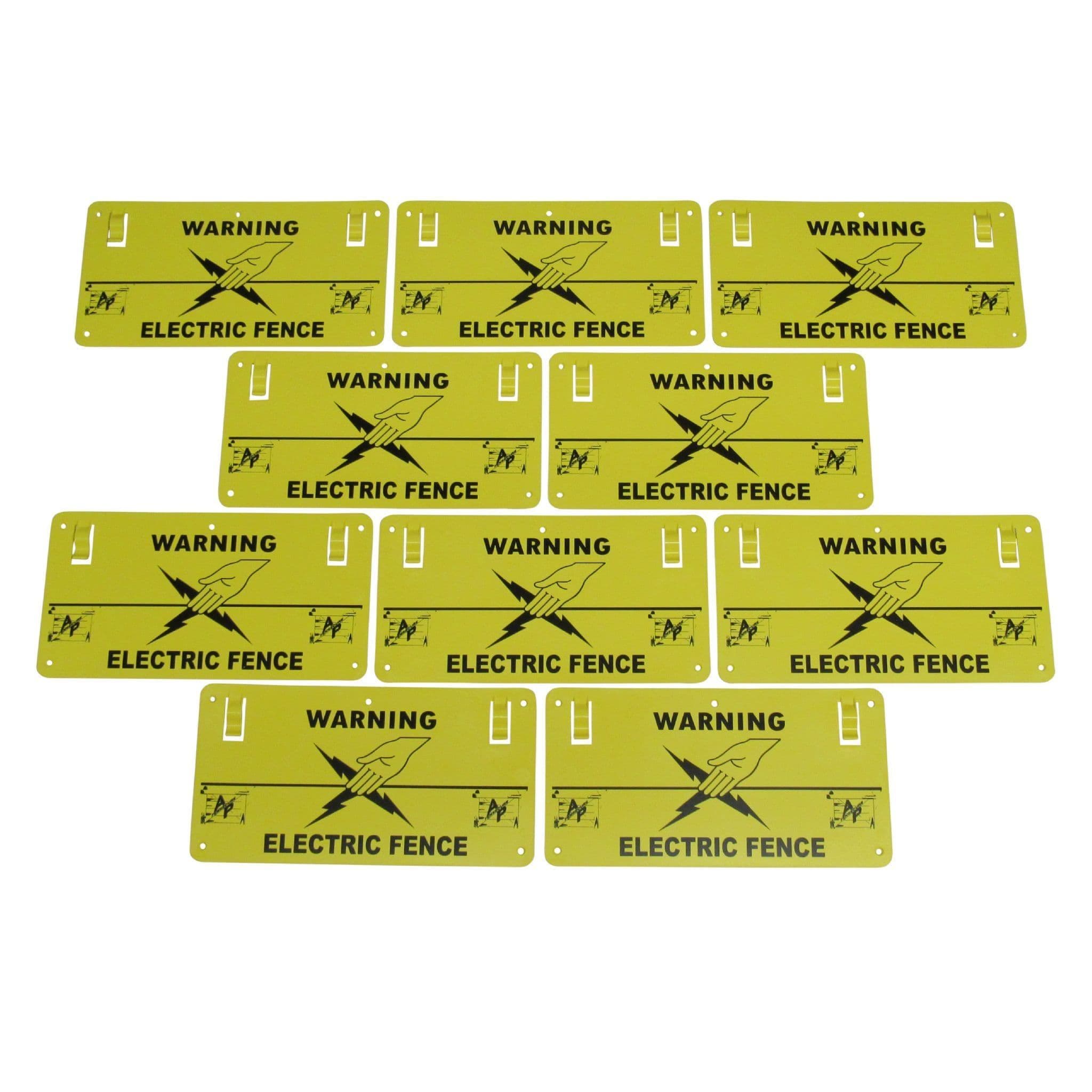 New In Stock Electric Fence Warning Signs