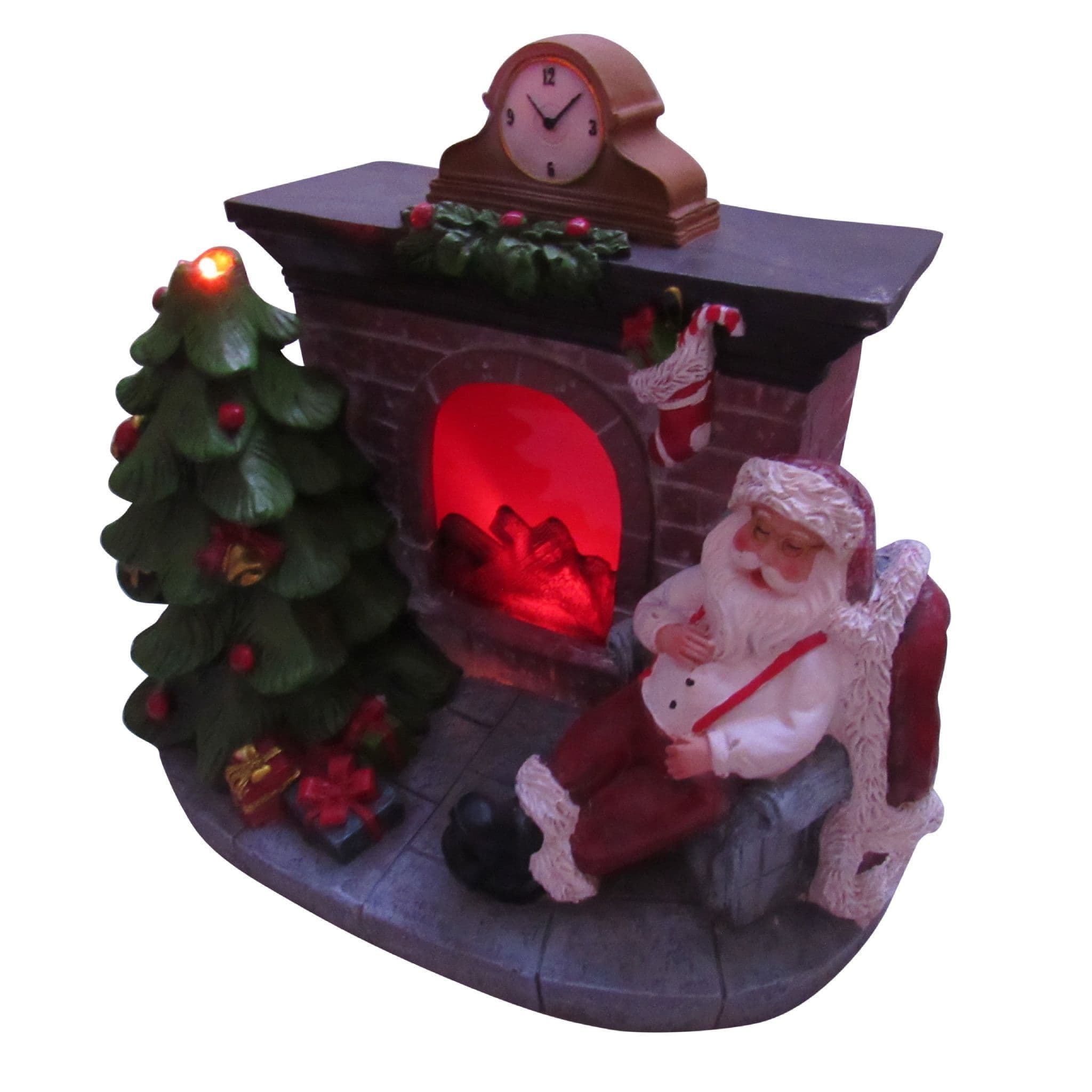 Santa fireplace ornament - The ultimate Santa fireplace figurine