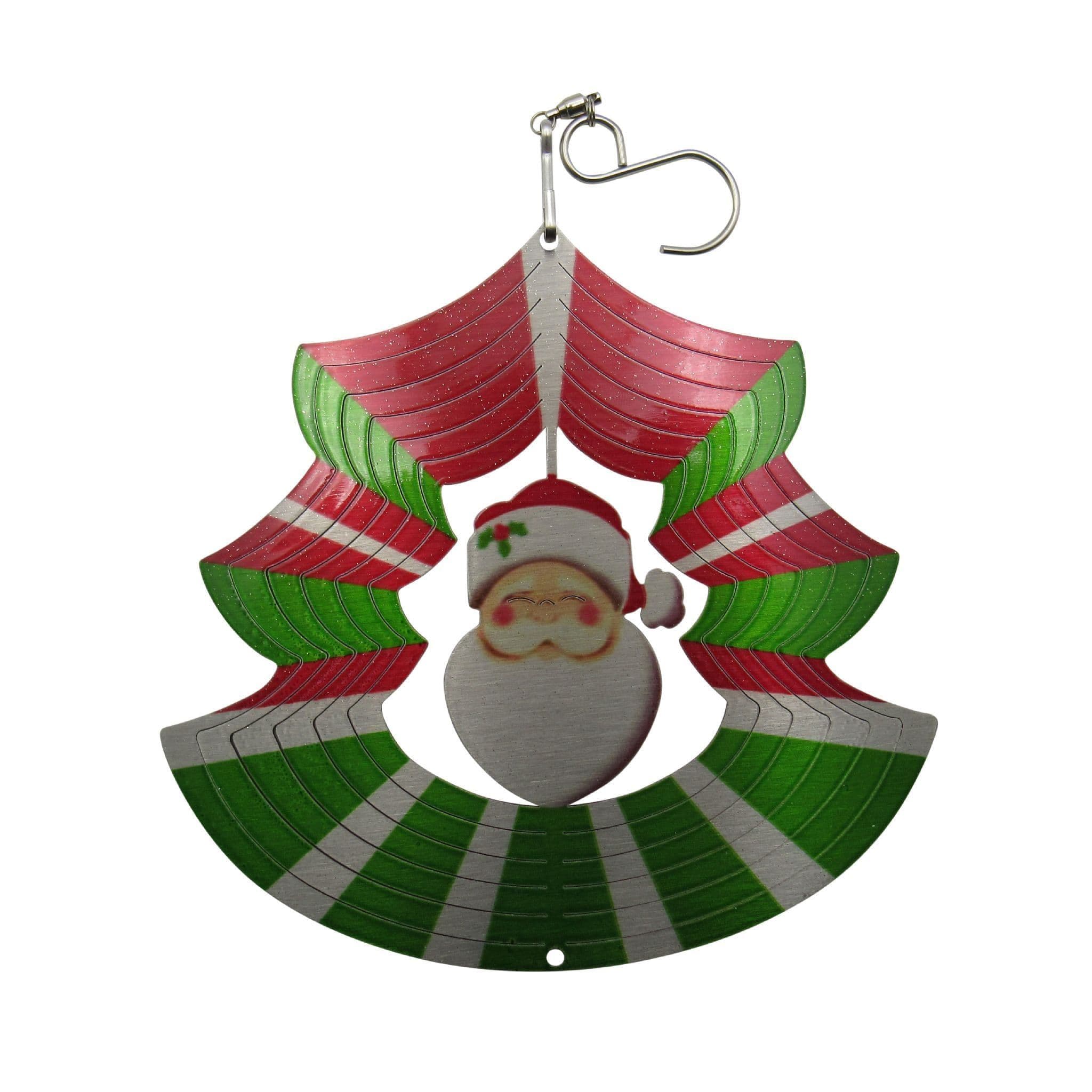 Santa Claus Christmas Garden Wind Spinner