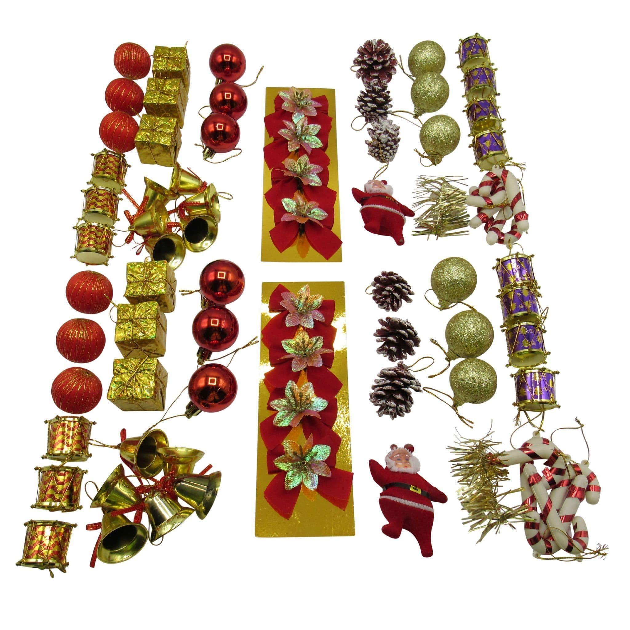 Traditional Mixed Christmas Tree Decorations