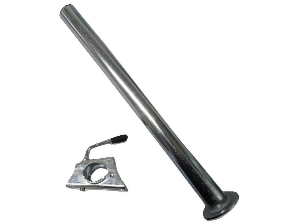BACK IN STOCK - Trailer Prop Stand Drop Tube & Clamp