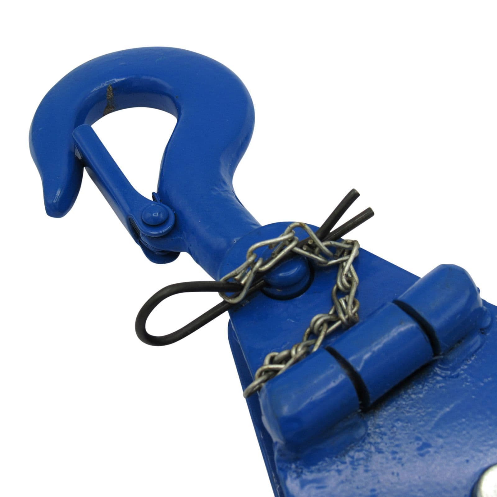 0 25 Ton 75MM London Pattern Snatch Block With Safety Hook - 6MM Wire ...