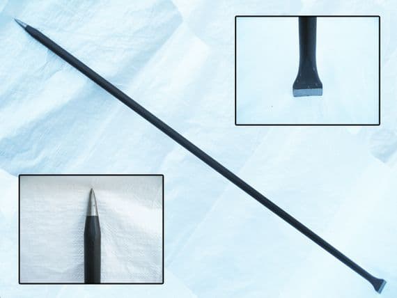 1 5 Metre Digging Crow Bar Chisel & Spike / Point - Garden
