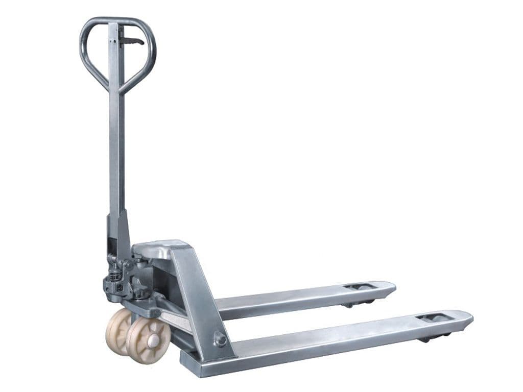 2 Ton Stainless Steel Hand Pallet Pump Truck - 2000KG Fork Lift Trolley ...