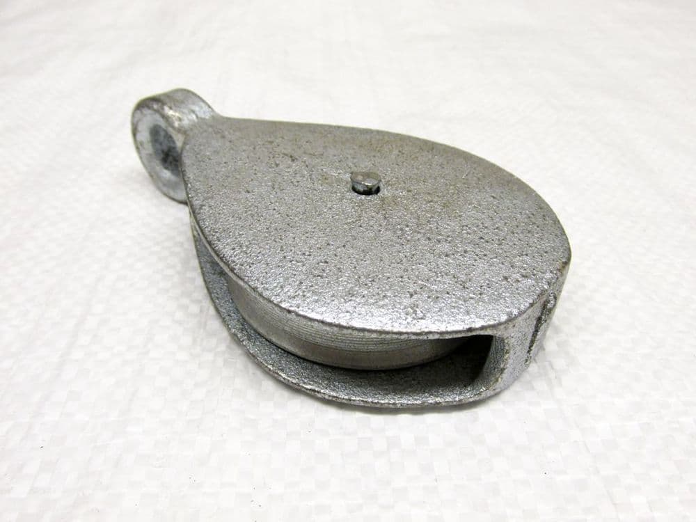 25MM Awning Pulley Single Cast Sheave Fixed Round Eye | SecureFix Direct