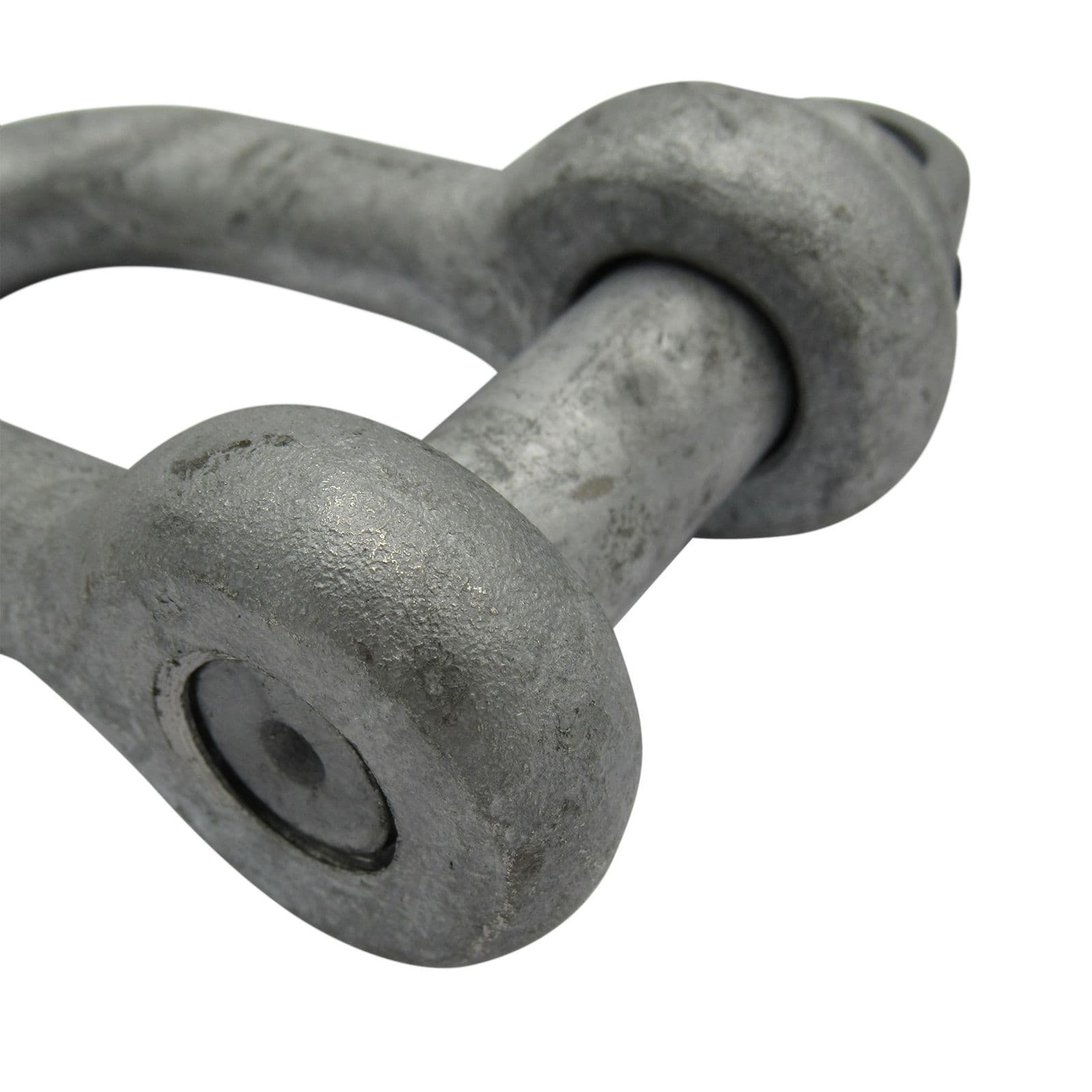 3 Ton Galvanised Large Dee Shackle With Screw Pin - 3000KG Galv Lifting ...