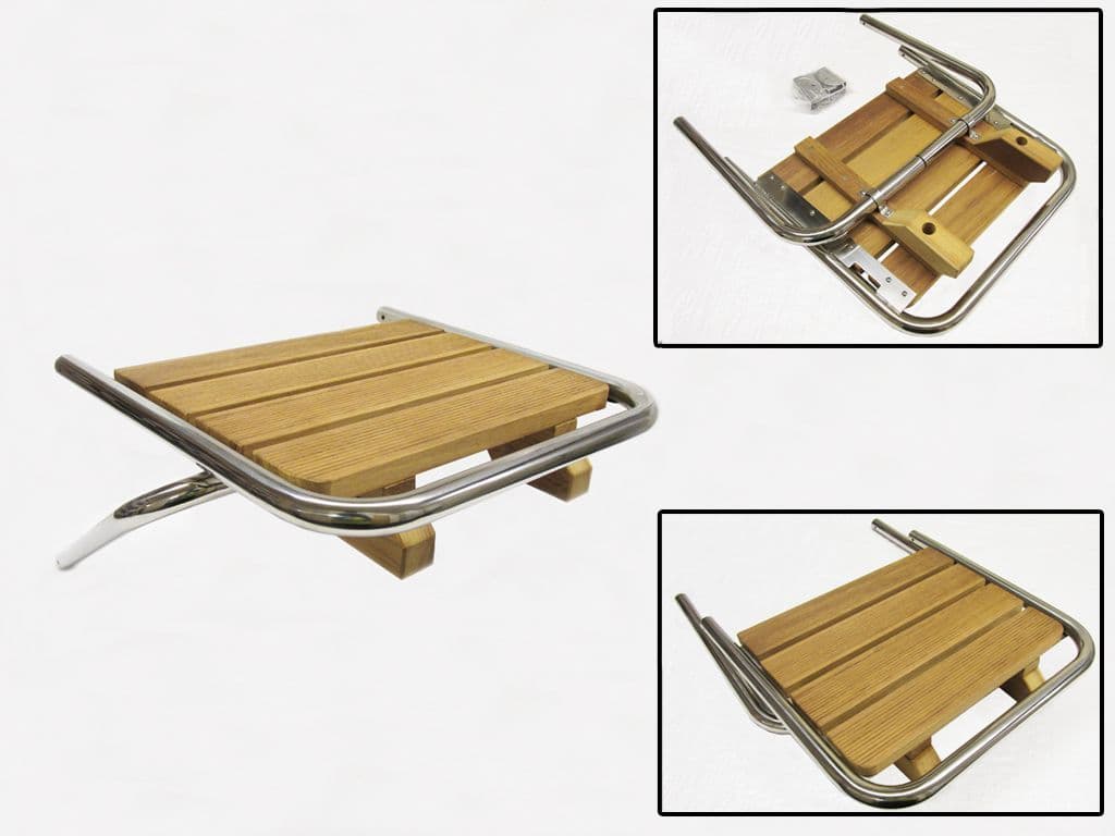 360MM x 390MM Wood Platform For Boat Wooden Teak Swimming Swim Bathing ...