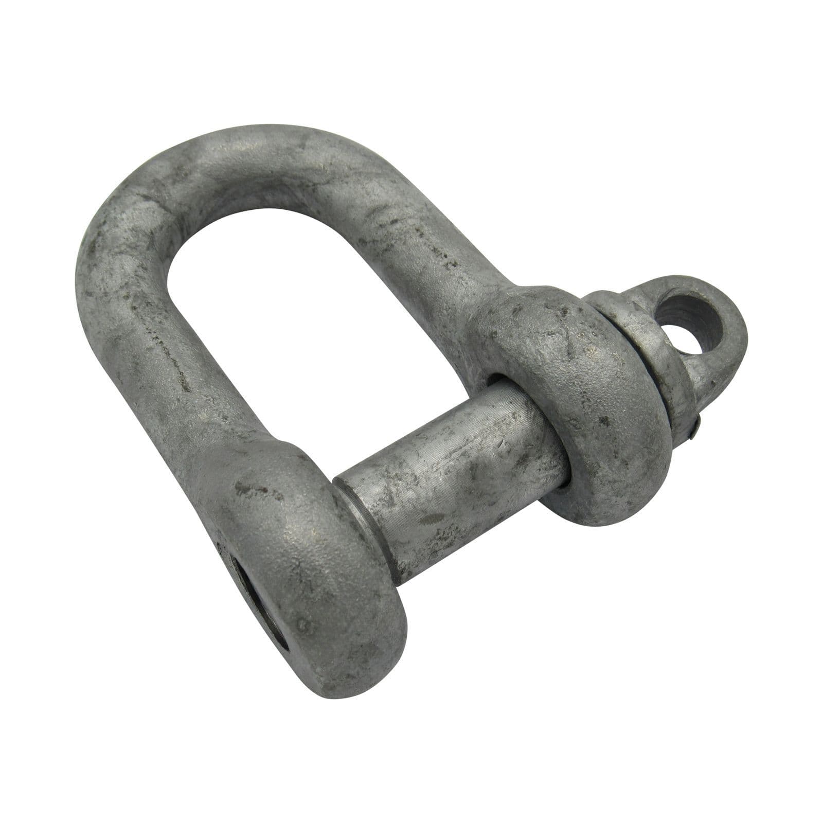 5 Ton Galvanised Large Dee Shackle With Screw Pin - 5000KG Galv Lifting ...