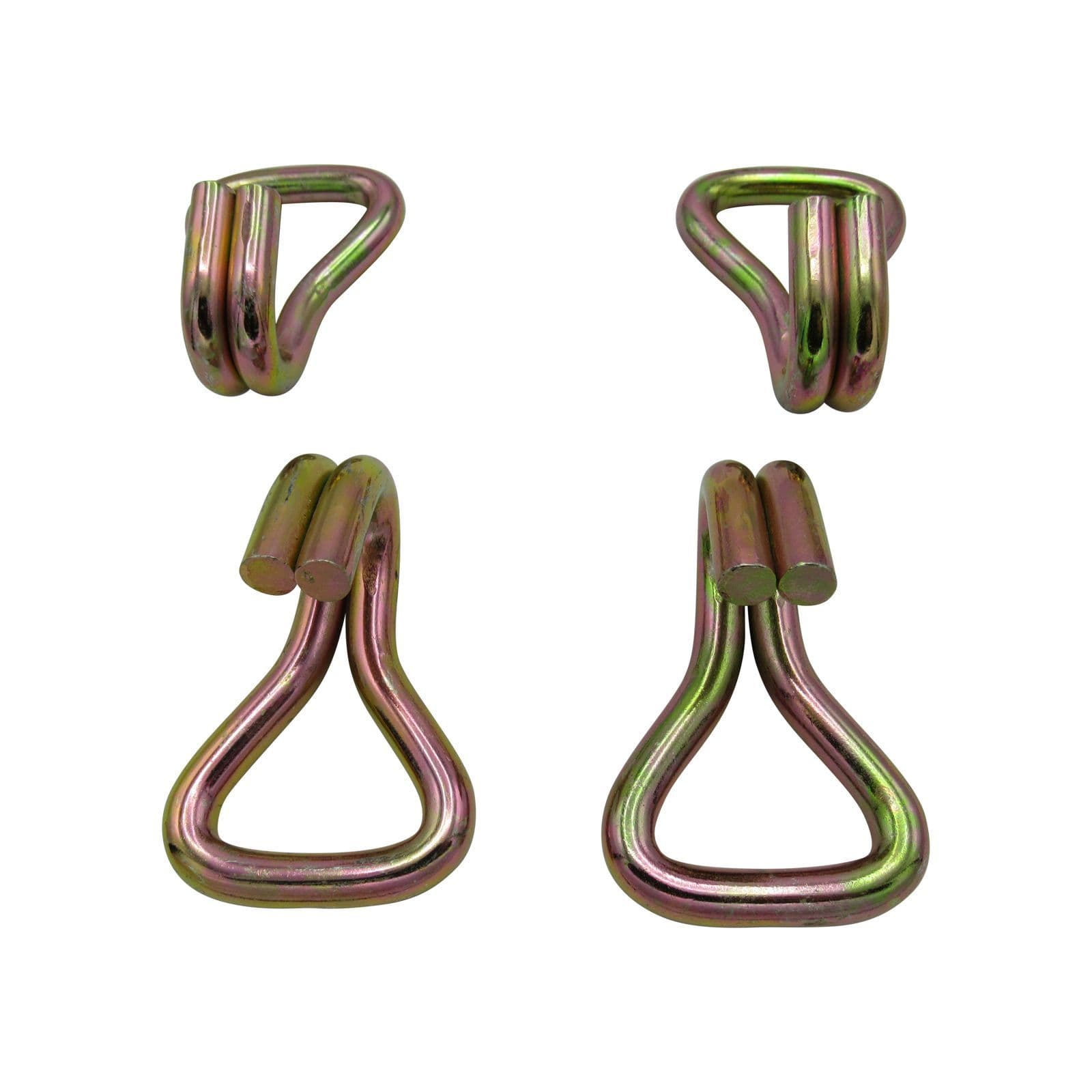 50MM 2T Zinc Plated Claw Hooks x4 | SecureFix Direct