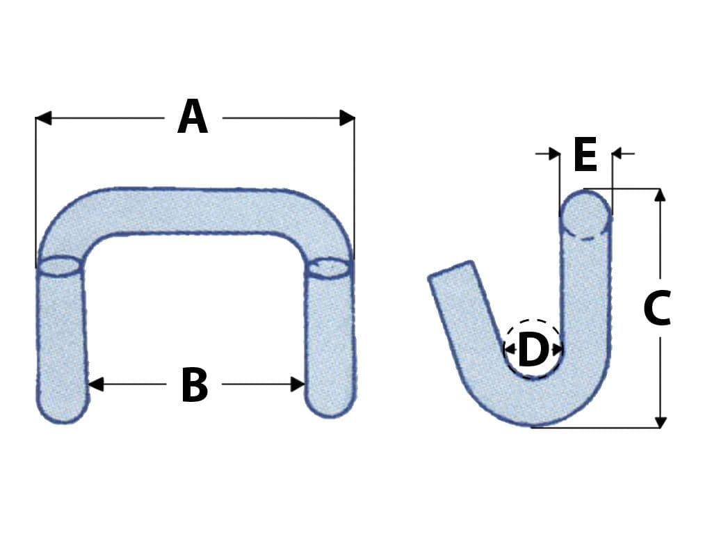 50MM Open Tie Down Chassis Rave Hook | SecureFix Direct