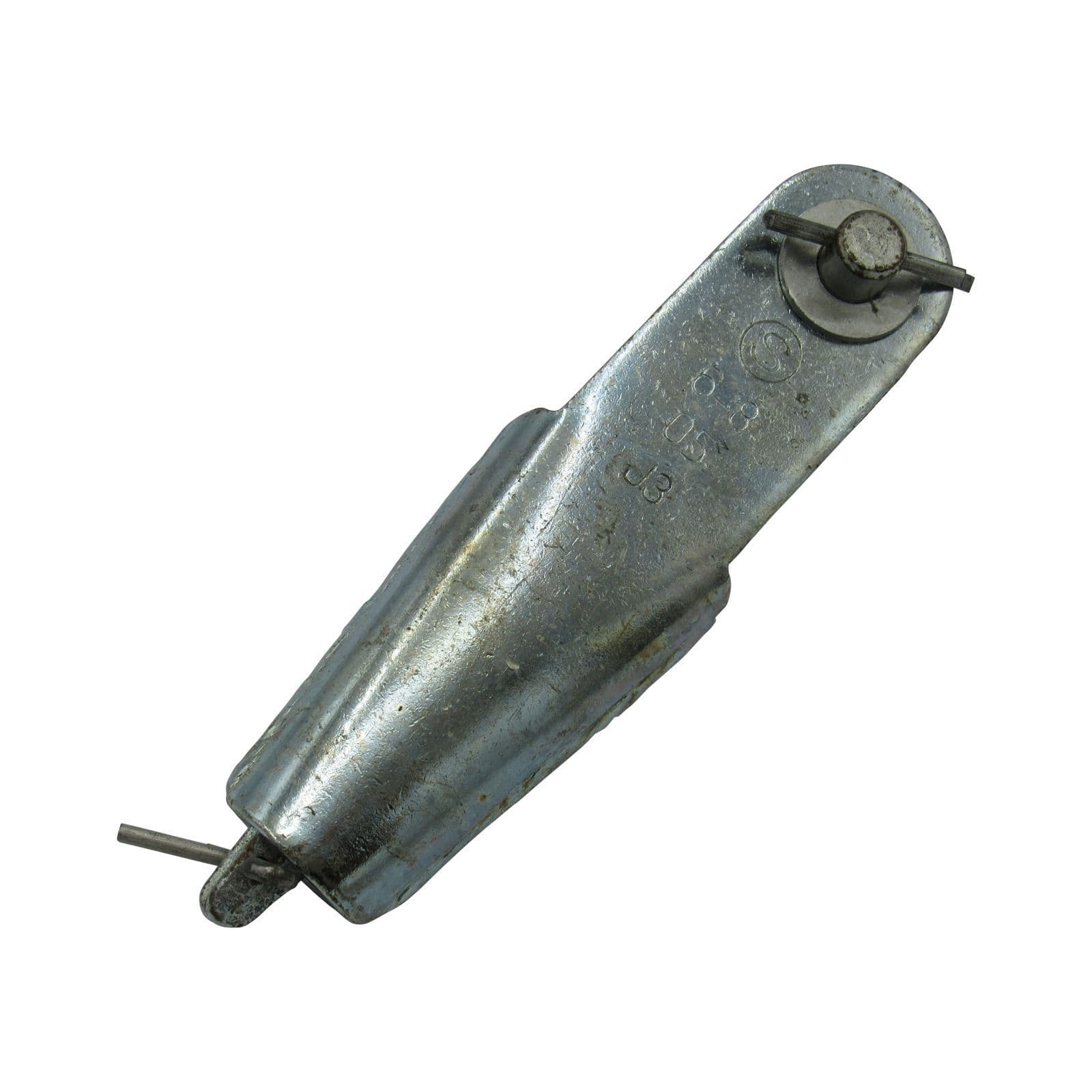 6mm 8mm Zinc Plated Rope Socket With Wedge And Pin Termination Wire Jaw
