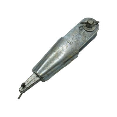 Zinc Plated Rope Socket With Wedge And Pin