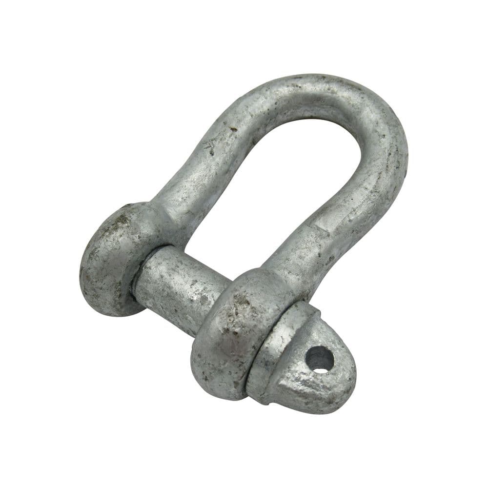 7 Ton Galvanised Small Dee Shackle With Screw Pin - BS3032 7000KG Galv ...