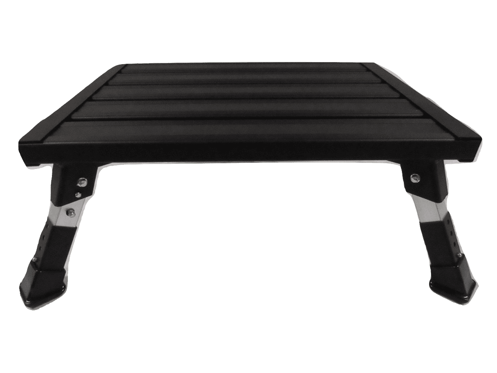 Folding Aluminium Adjustable Single Step | SecureFix Direct