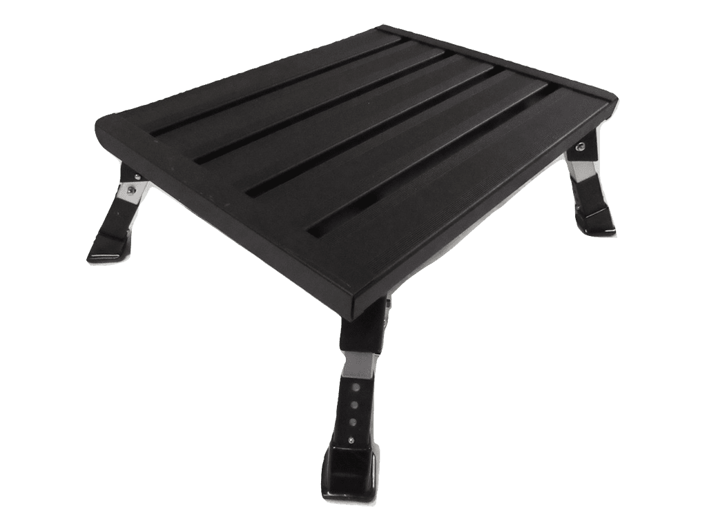 Folding Aluminium Adjustable Single Step | SecureFix Direct