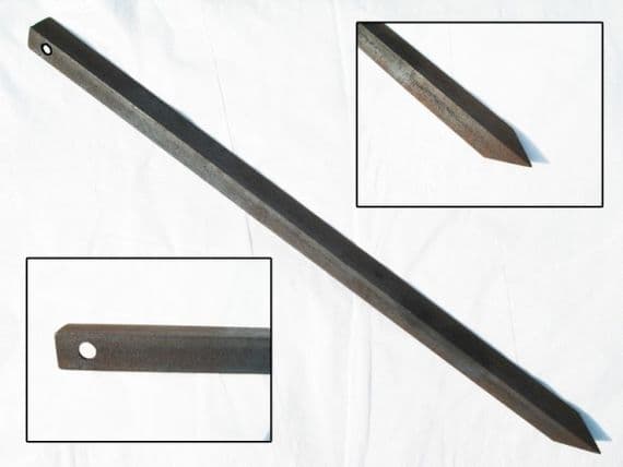 Angle Steel Stakes Ground Anchor 30" X50 3MM Thick Caravan Tether Spike