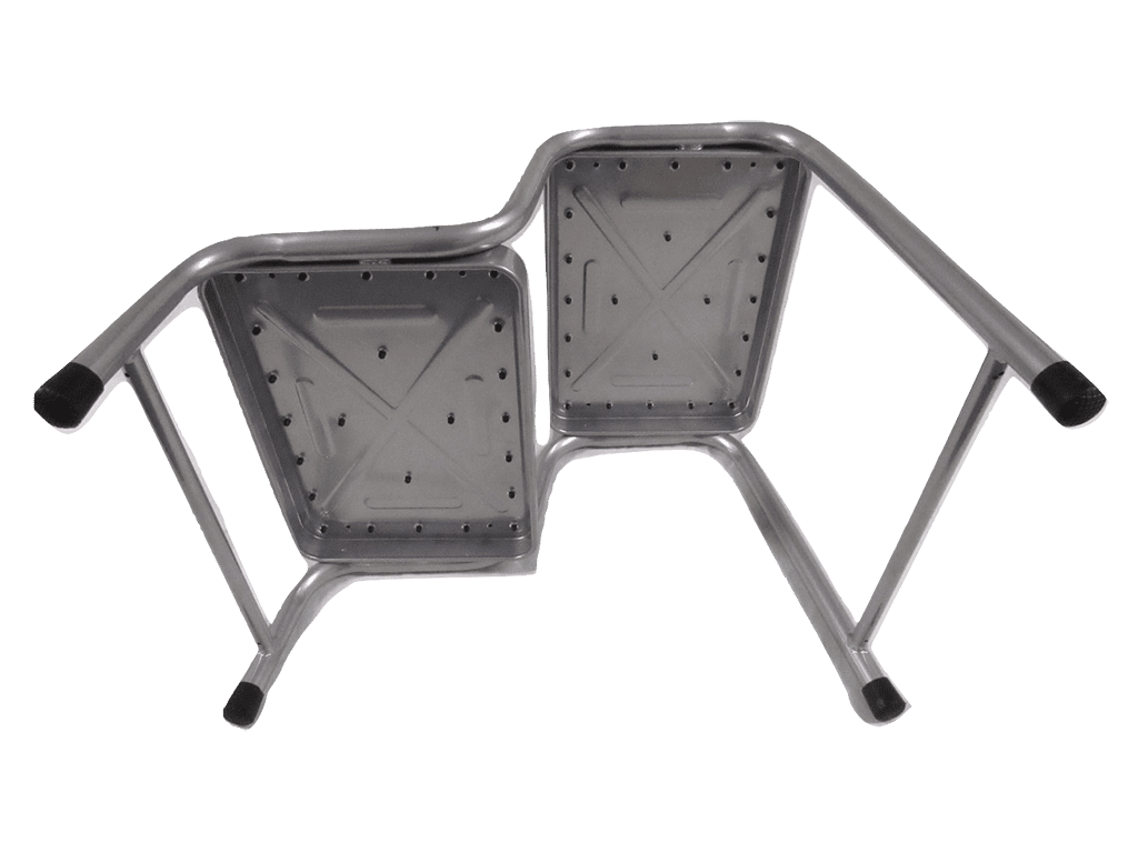 Anti-Slip Caravan Double Steel Step | SecureFix Direct