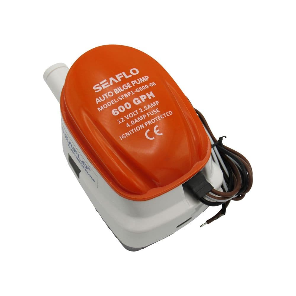 Auto Bilge Pump Internal Float Switch 12V 600GPH Boat Marine Electric ...