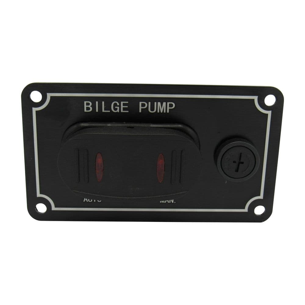 Bilge Pump Switch 12V Rocker Panel Boat Horizontal Marine