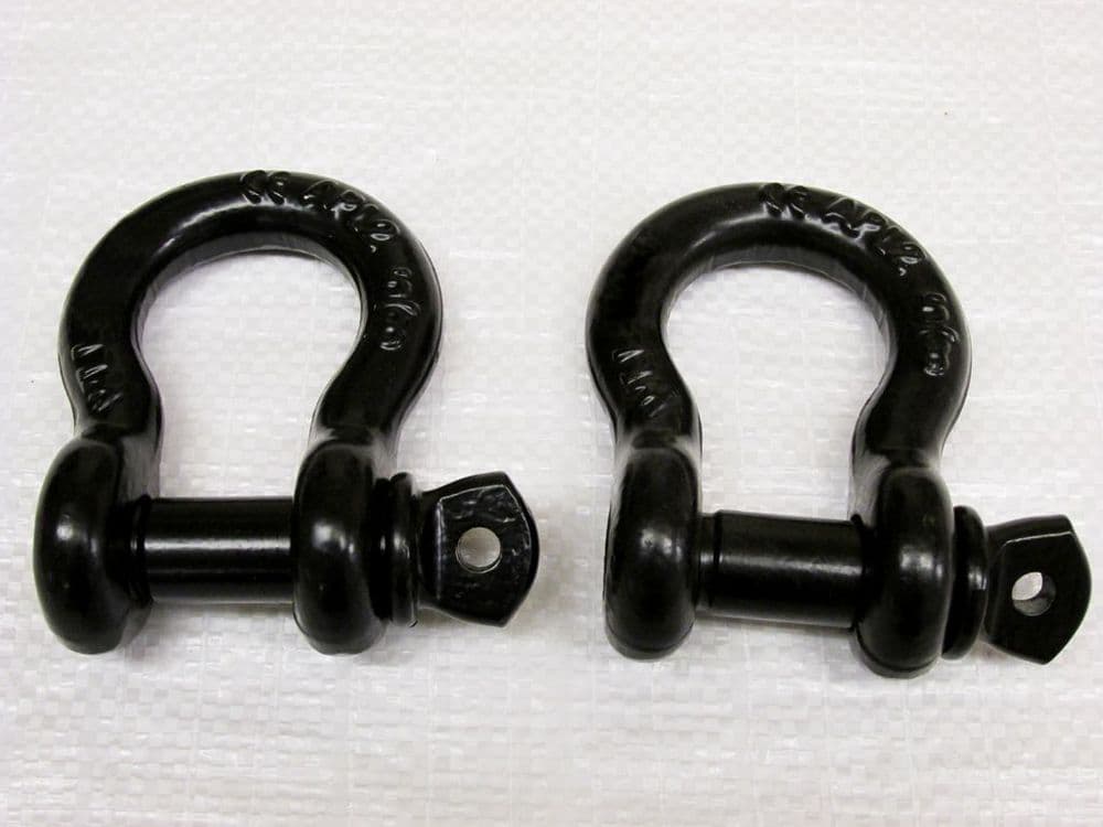 Black Bow Shackle 1 Ton X2 | SecureFix Direct