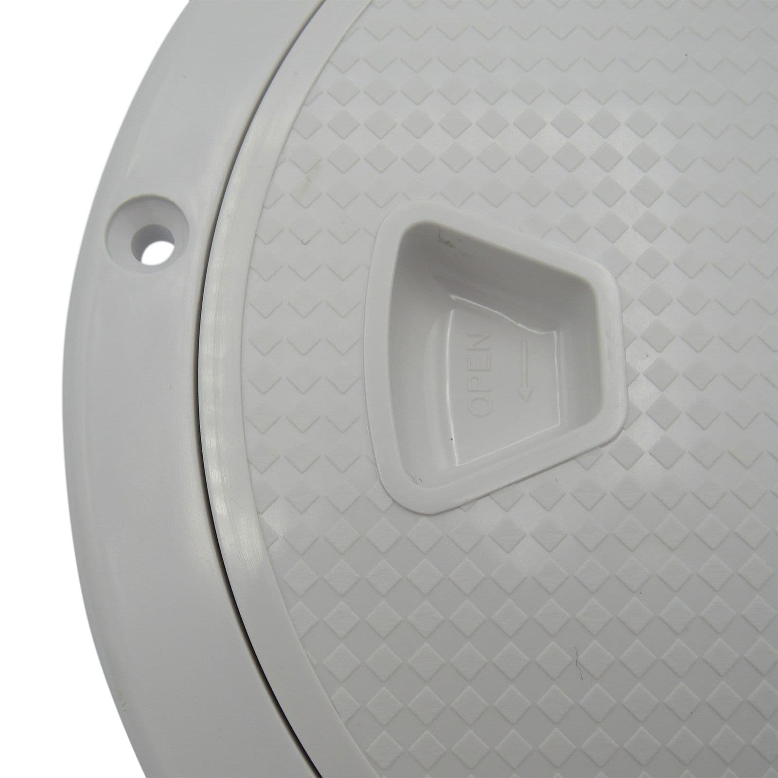 Boat Inspection Hatch 4" Deck Marine Round Cover Water Tight Plastic Access