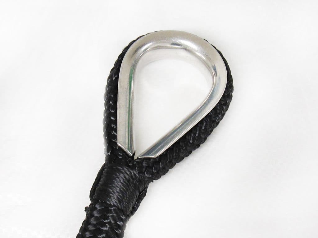 x2 12MM 4M Thimble Mooring Dock Line | SecureFix Direct