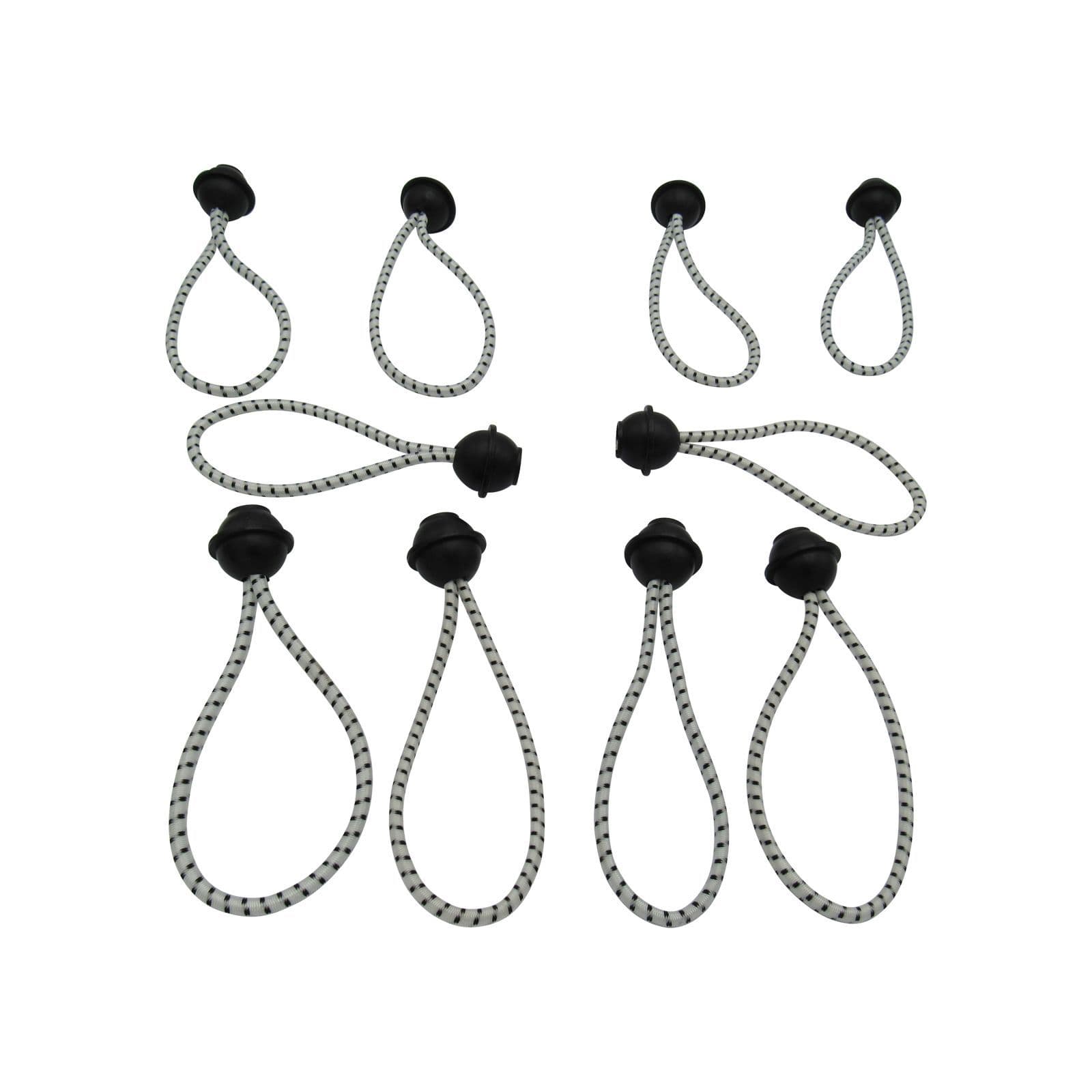 Bungee Ball Loops X10 102MM Elastic Shock Cord Tie Down Tarp Tent Canopy 4"