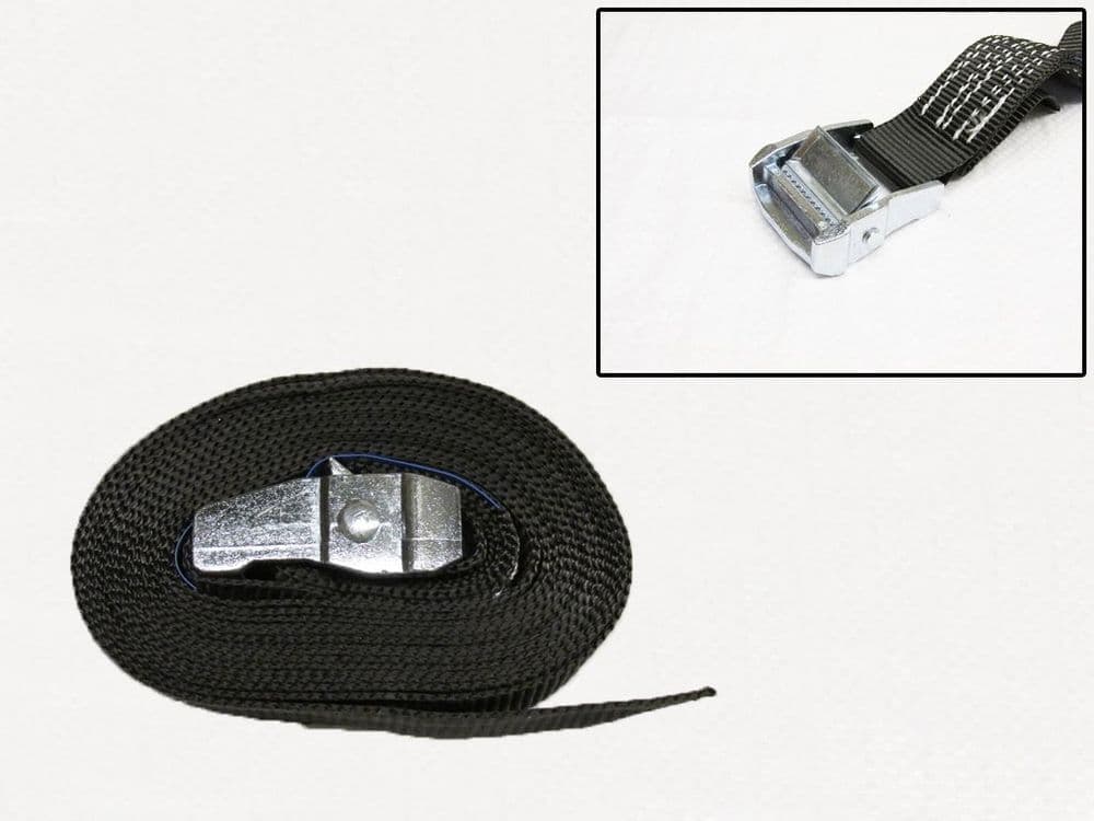 5M Black Cam Straps | SecureFix Direct