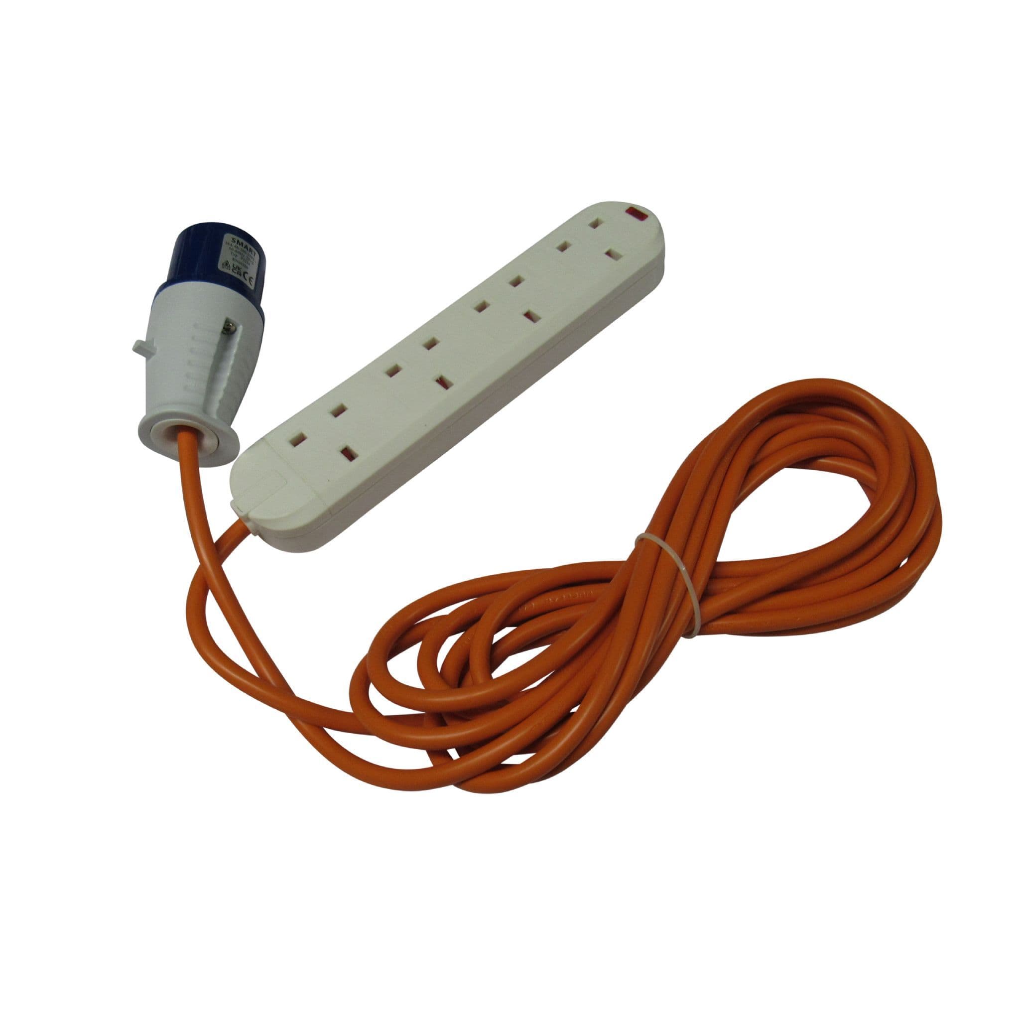 Camping 4 Gang Extension Lead 5M - 15M | SecureFix Direct