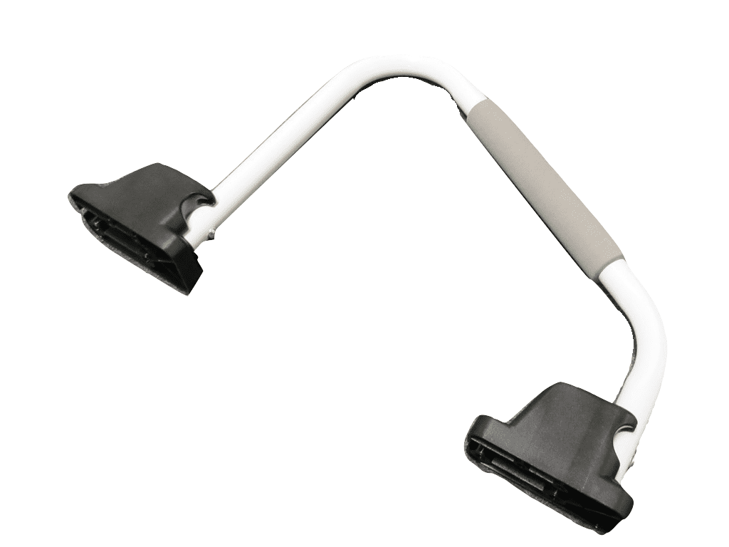 White Caravan Safety Hand Rail | SecureFix Direct