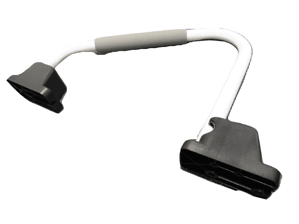 White Caravan Safety Hand Rail | SecureFix Direct