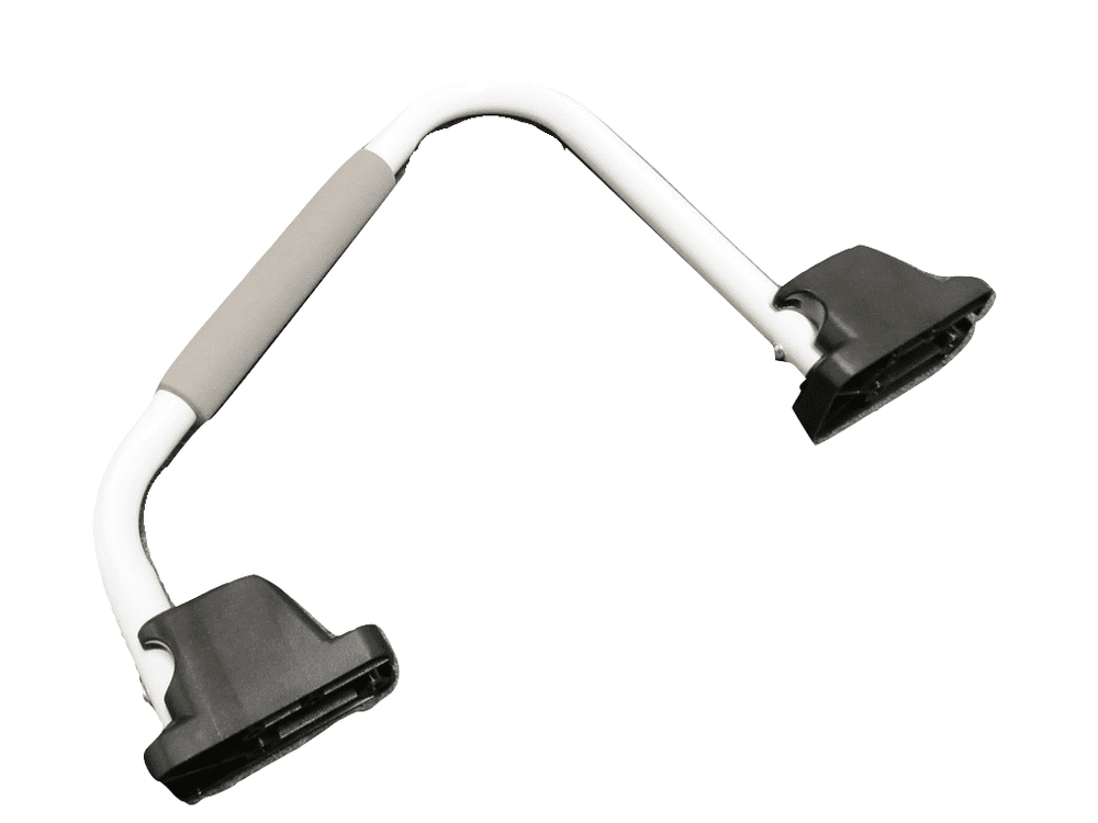 White Caravan Safety Hand Rail | SecureFix Direct