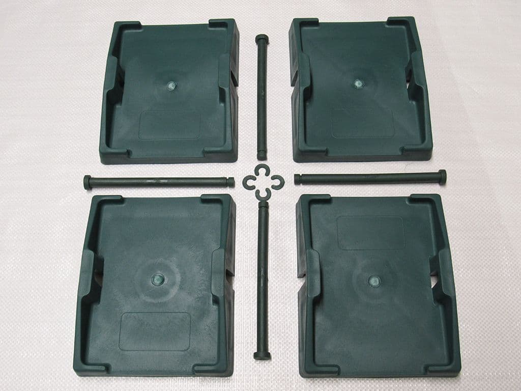 Caravan Jack Pads x4 Levelling Pads Leg Stabiliser Corner Feet