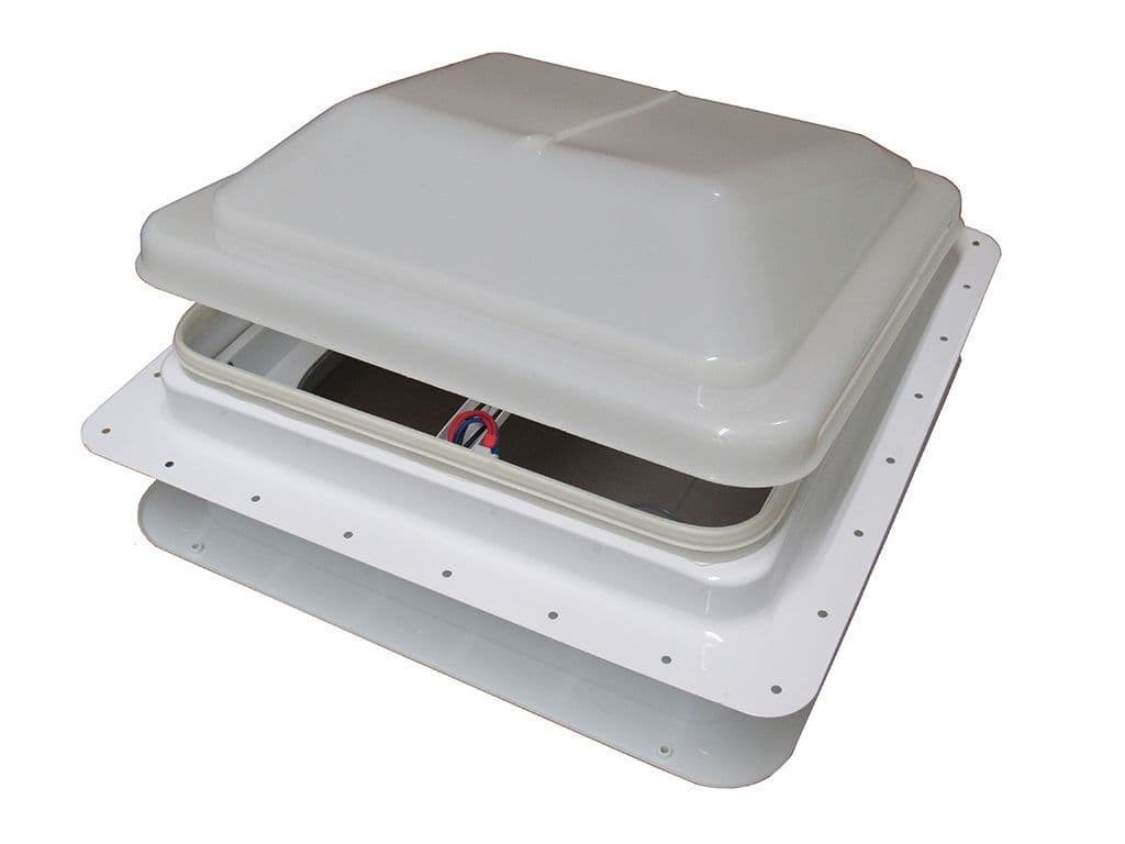 Caravan Sky Light Roof Vent With 12v Fan 10w LED Light RV Motorhome